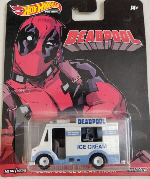 Hot Wheels Premium Deadpool Ice Cream Truck – (FYP62) [Blister Cracked ...