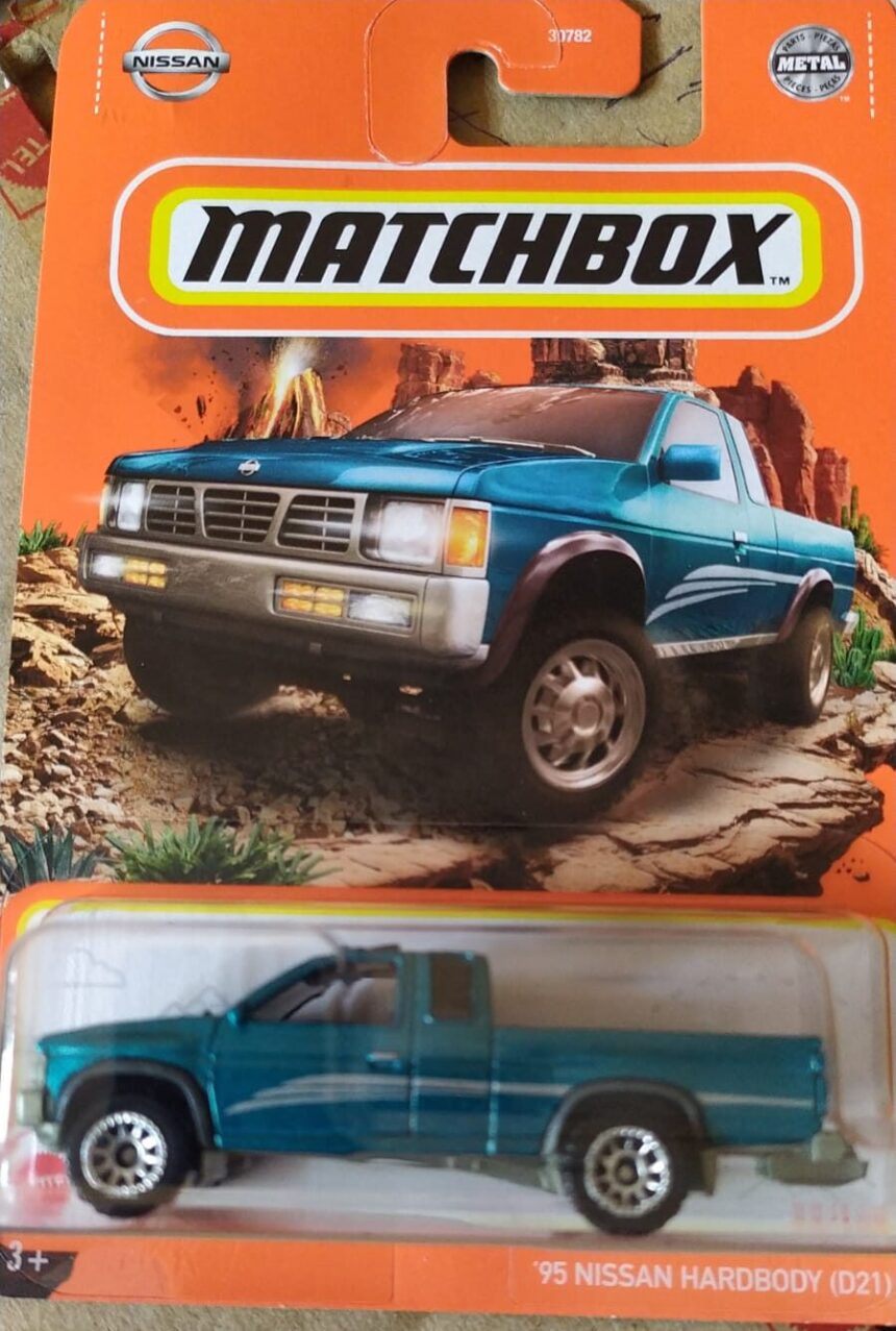 Matchbox – 1995 Nissan Hardbody – (GVX48) – Crazy 4 Diecasts