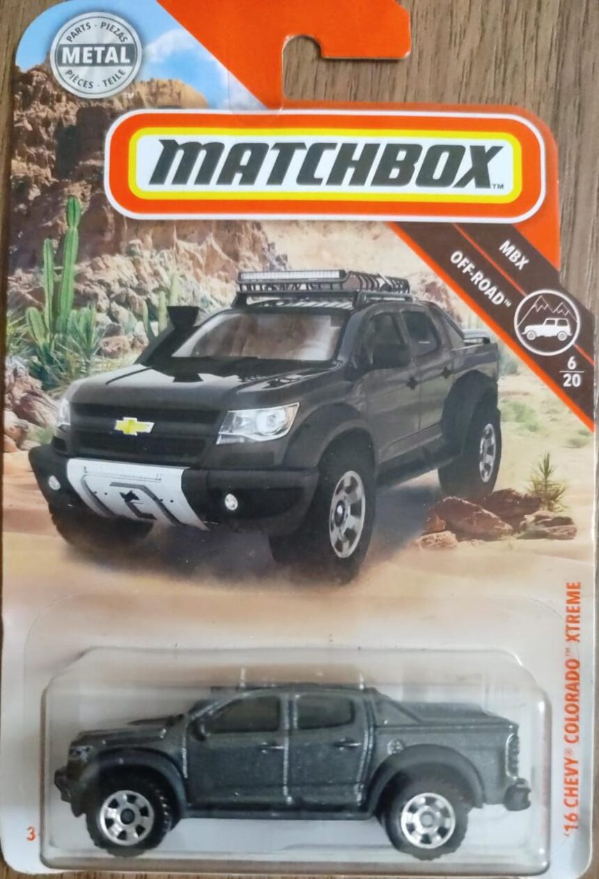 Matchbox Chevy Colorado 16 Xtreme (FYR22) – Crazy 4 Diecasts
