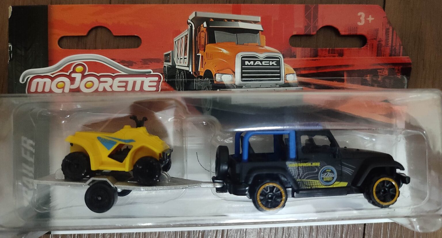 Jeep Wrangler – Majorette Trailer. – Crazy 4 Diecasts