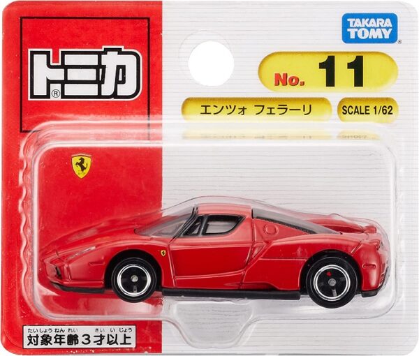 [Japan Import] Tomica #11 – Ferrari Enzo – Red (Takara1:64) Blister ...