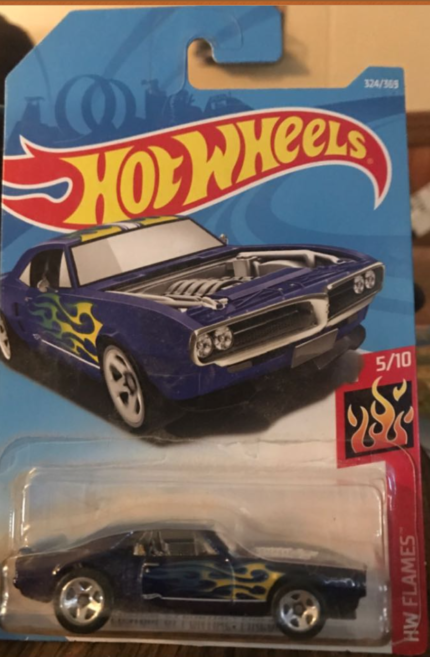 Hot Wheels Custom 67 Pontiac Firebird Blue Flames – FJY60 – Crazy 4 ...