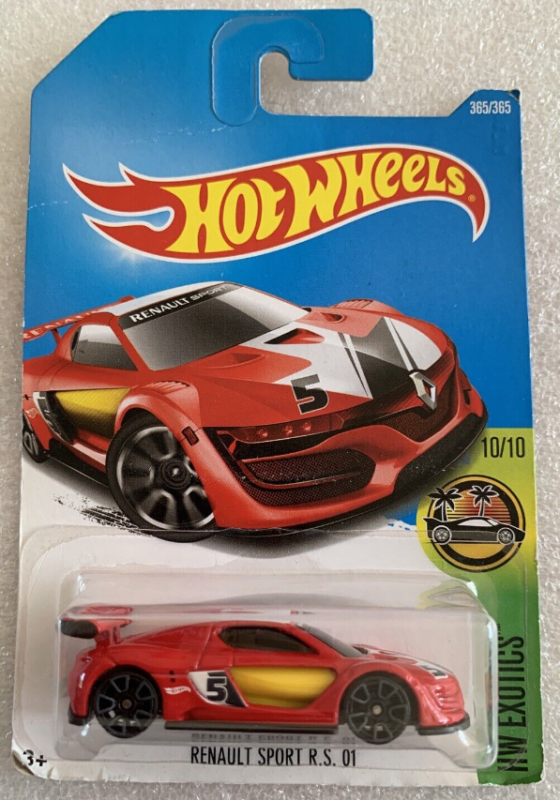 Hot Wheels Renault Sport R S 01 Red Dvc53 Crazy 4 Diecasts