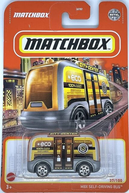 Matchbox – MBX Self Driving Bus – (HFP38) – Crazy 4 Diecasts