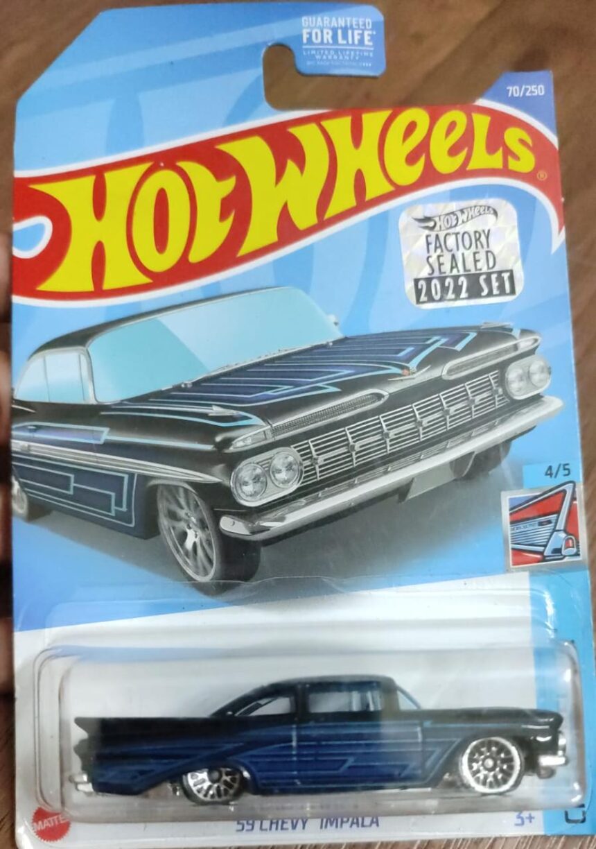 Hot Wheels – 59 Chevy Impala – (HCY43) – Crazy 4 Diecasts