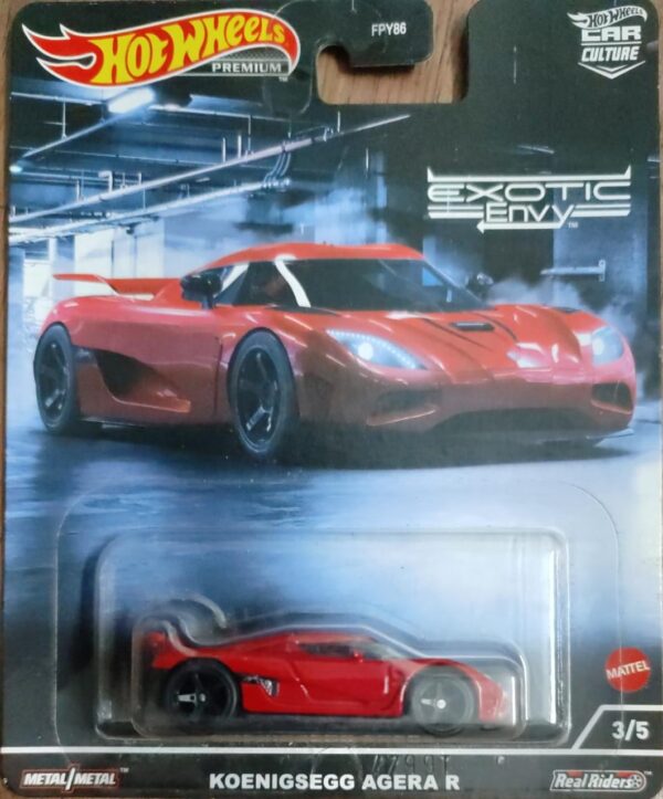 Hot Wheels – Exotic Envy – Koenigsegg Agera R – (HCJ90) – Crazy 4 Diecasts