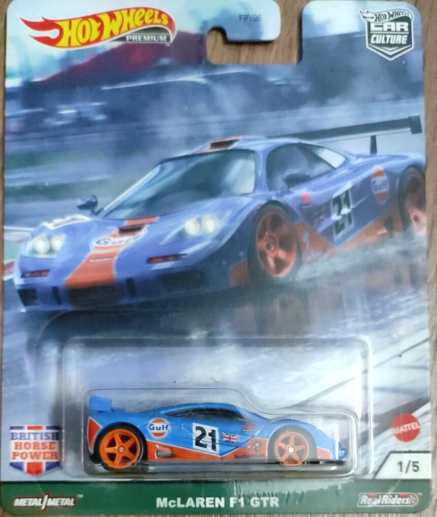 Hot Wheels – British Horse Power – McLaren F1 GTR – (GRJ62) – Crazy 4 ...