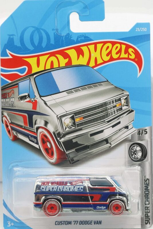 Custom 77 Dodge Van – Super Chromes Series – Silver – FYD54 – Crazy 4 ...