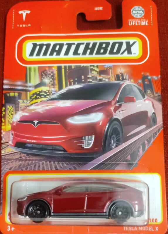 Matchbox – Tesla Model X (HVL50) [Imported]. – Crazy 4 Diecasts