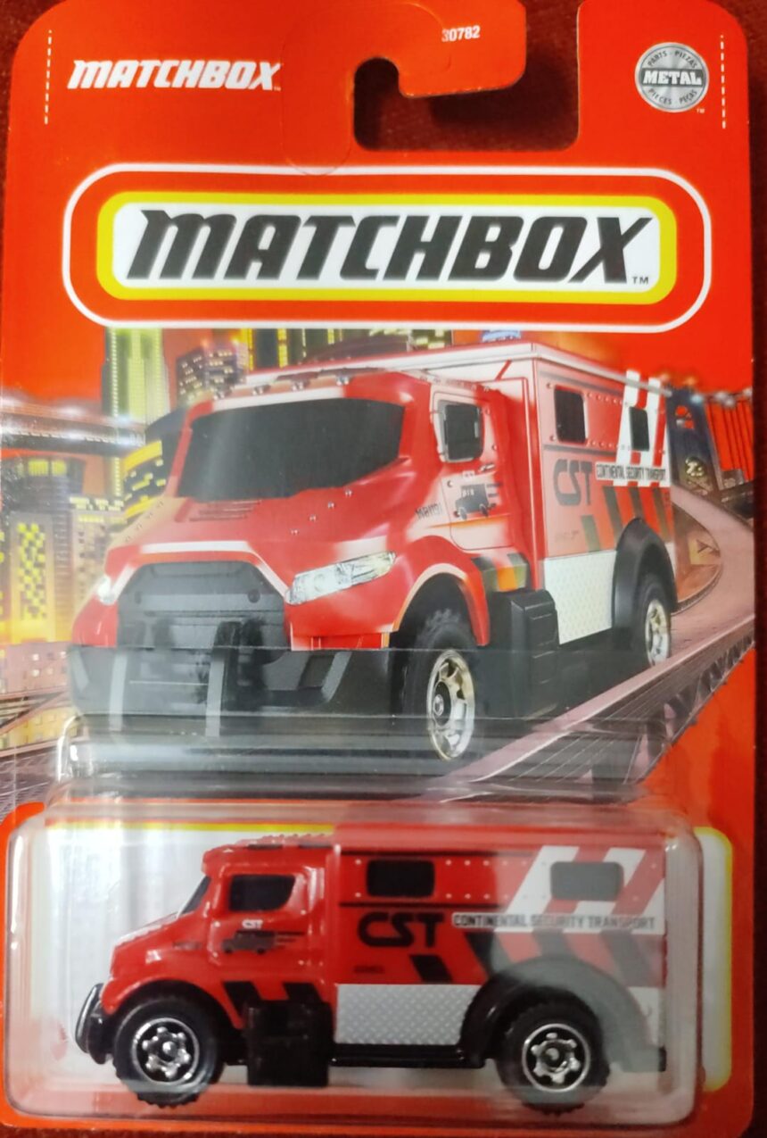 Matchbox – MBX Armored Truck (HFP70) [Imported]. – Crazy 4 Diecasts