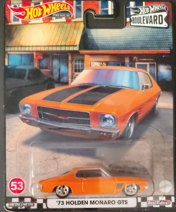 Hot Wheels Premium – Holden Monaro 73 GTS (HCR02). – Crazy 4 Diecasts