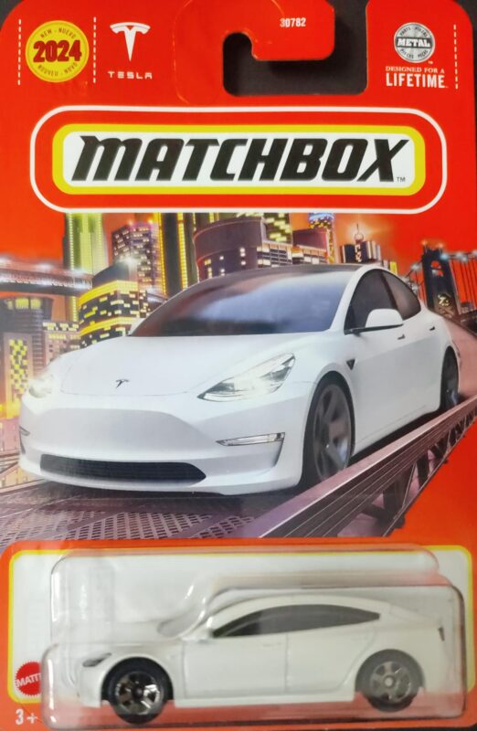 Matchbox – Tesla Model 3 (HVL22) [Imported]. – Crazy 4 Diecasts