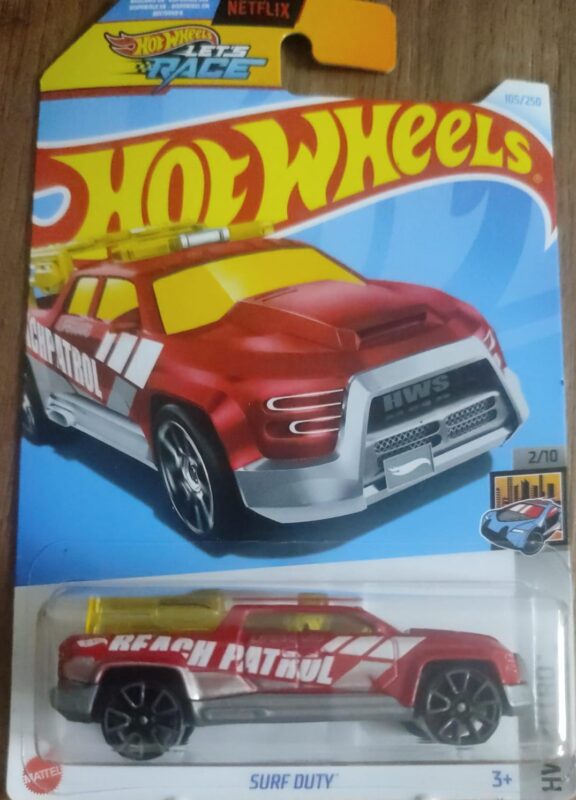 Hot Wheels – Surf Duty (HTD36). – Crazy 4 Diecasts