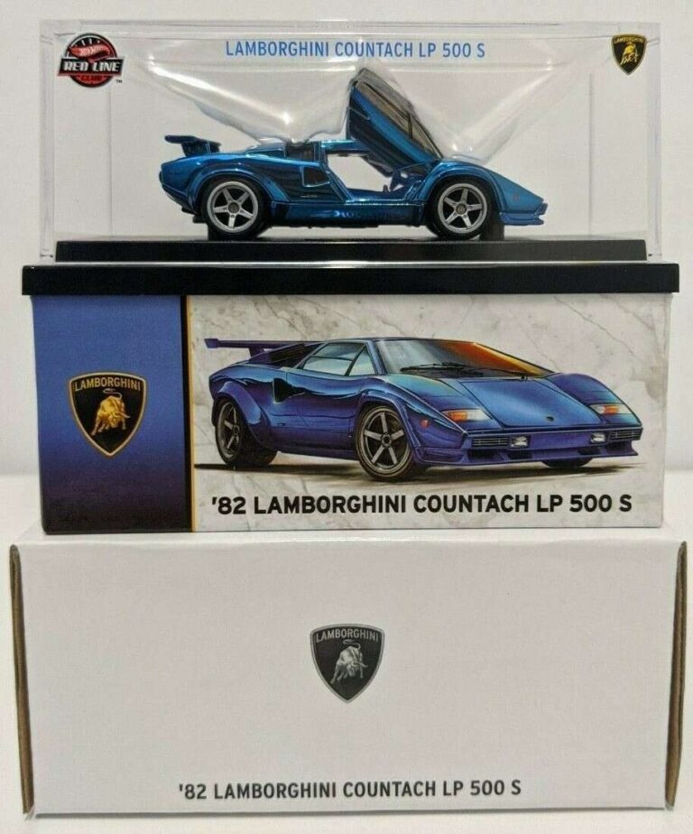 Hot Wheels RLC – 82 Lamborghini Countach LP 500 S – Blue – 2022 ...