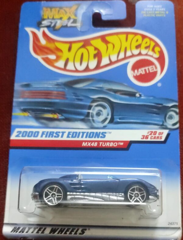 Hot Wheels – MX48 Turbo (24375) [Vintage – US Card]. – Crazy 4 Diecasts