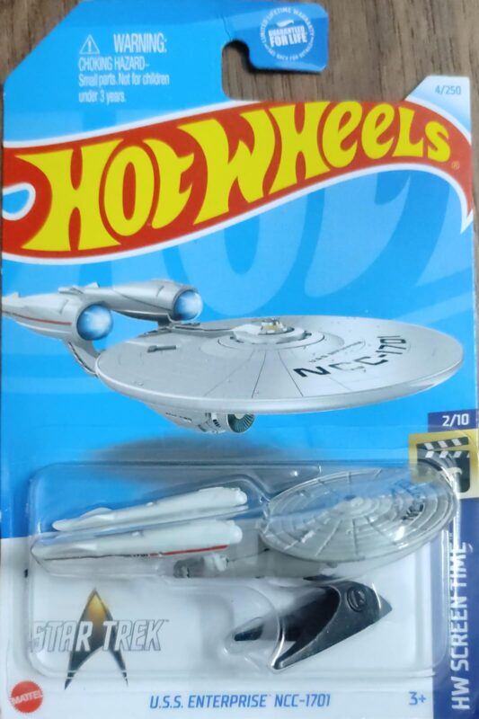 Hot Wheels – U. S. S. Enterprise NCC – 1701 (HTB32) Star Trek [US Card ...