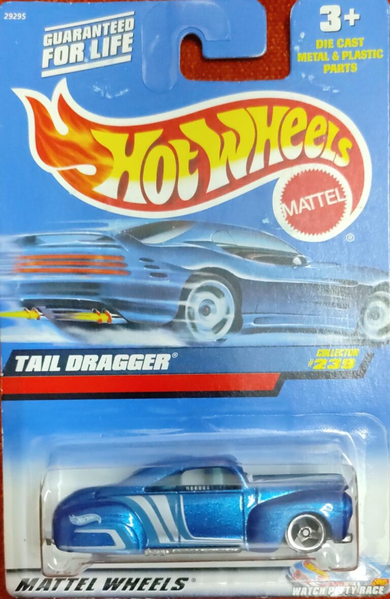 Hot Wheels – Tail Dragger (29295) [Vintage – US Card]. – Crazy 4 Diecasts